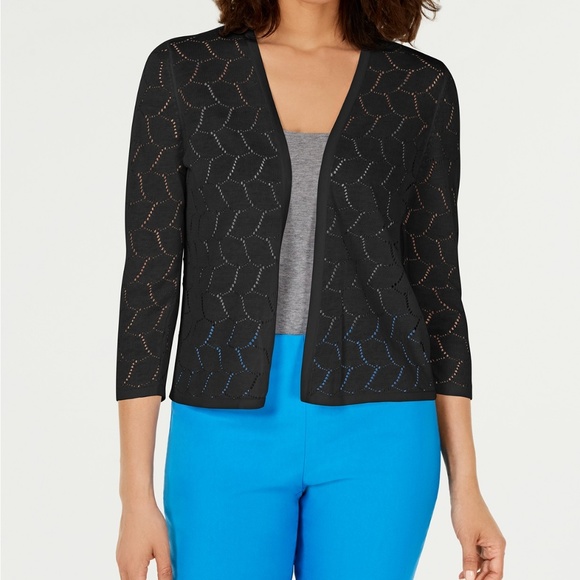 Charter Club | Sweaters | Petite Pointelle Completer Cardigan Sweater ...
